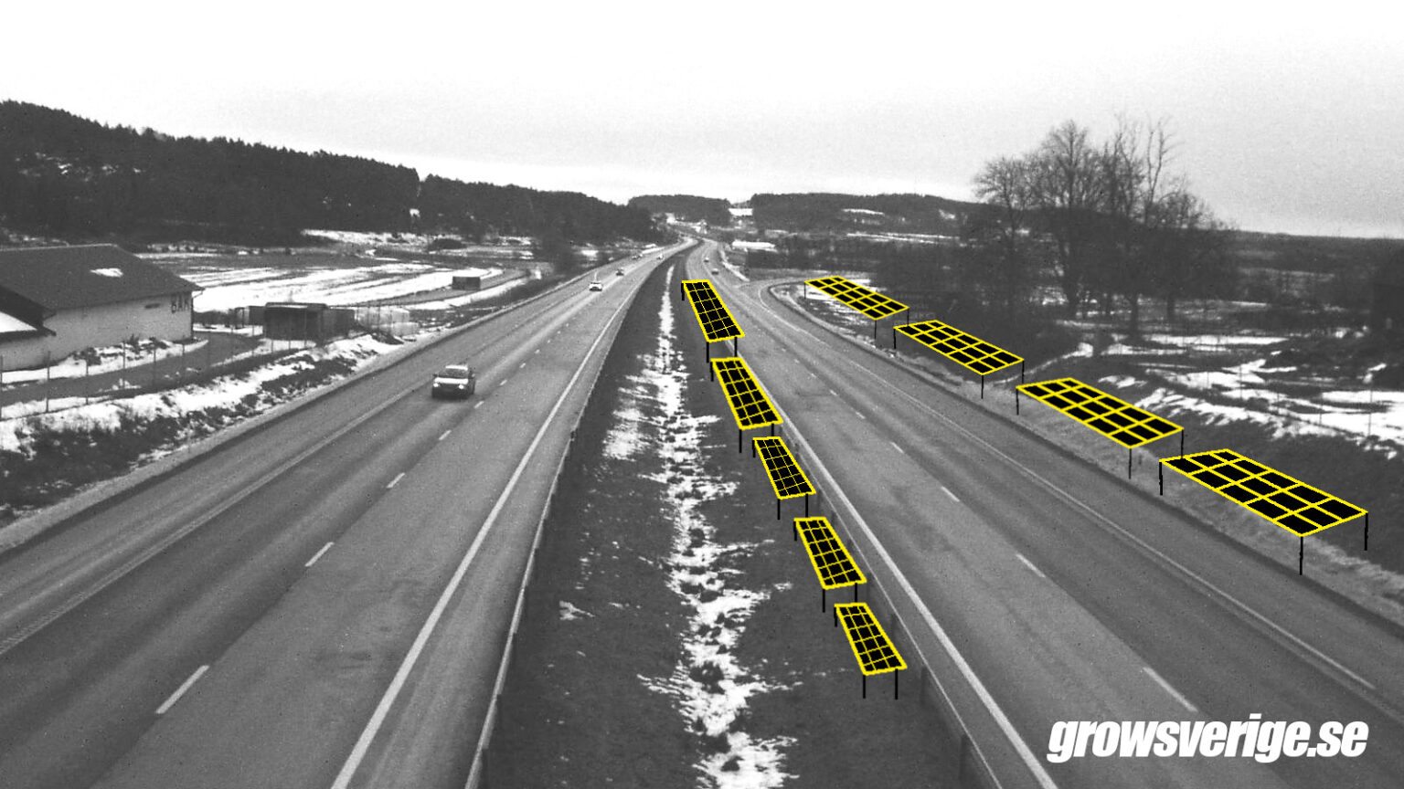 Var ska vi bygga solenergi- del 4 – motorvägar - Grow Sverige