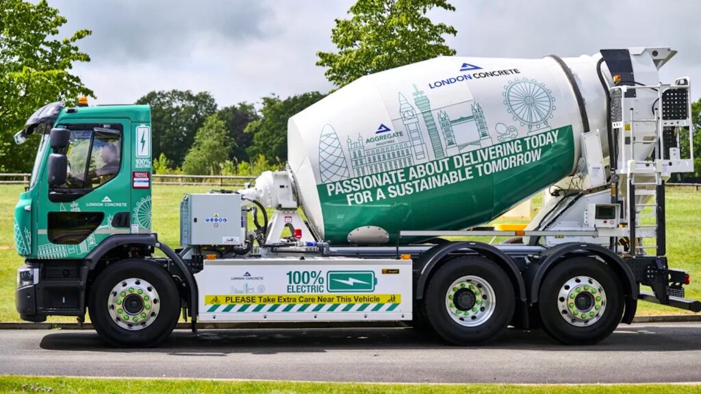 I London kör de första eldrivna cementbilarna - Grow Sverige