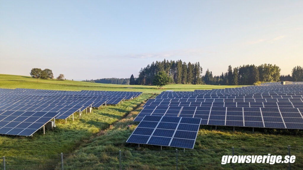 Uthyrning av mark för solenergi växer - Grow Sverige